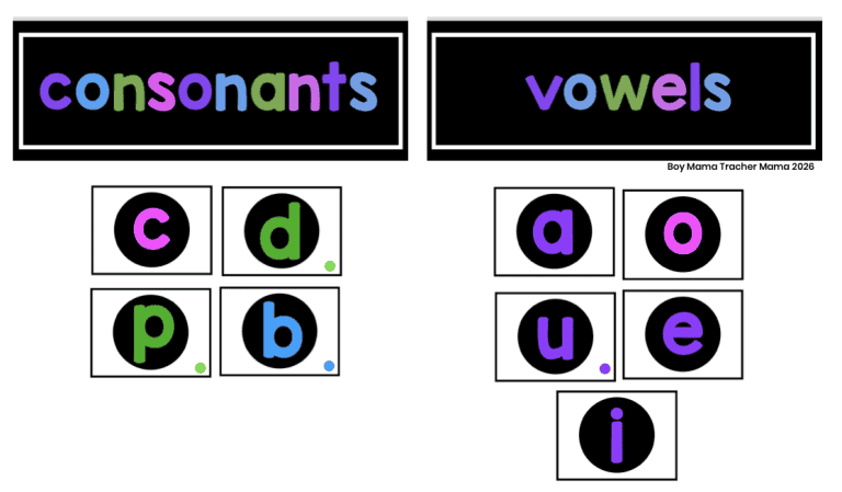 Vowels and Consonants Graphing Activity Students Will Love